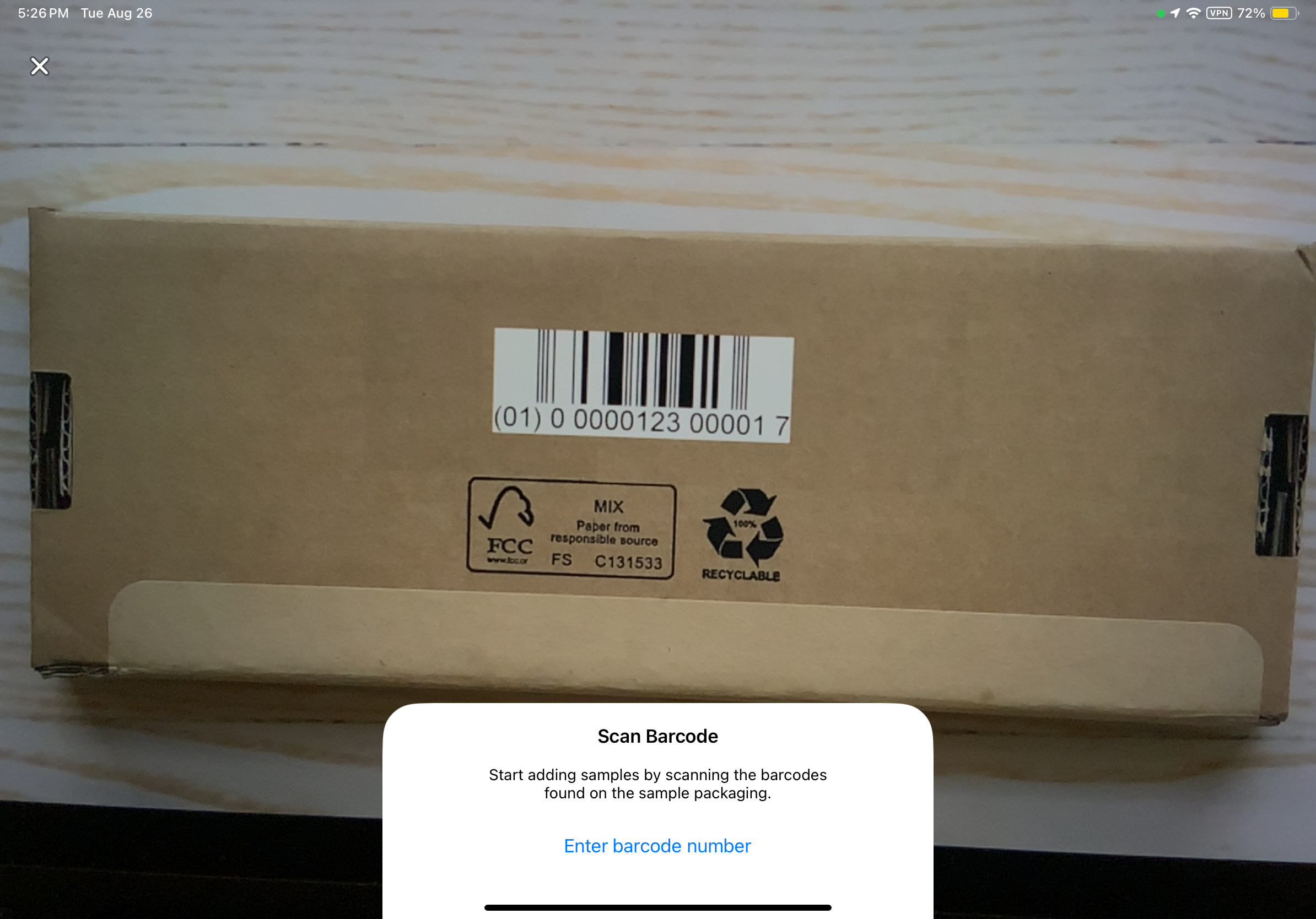 Using Barcodes to Record Call Samples