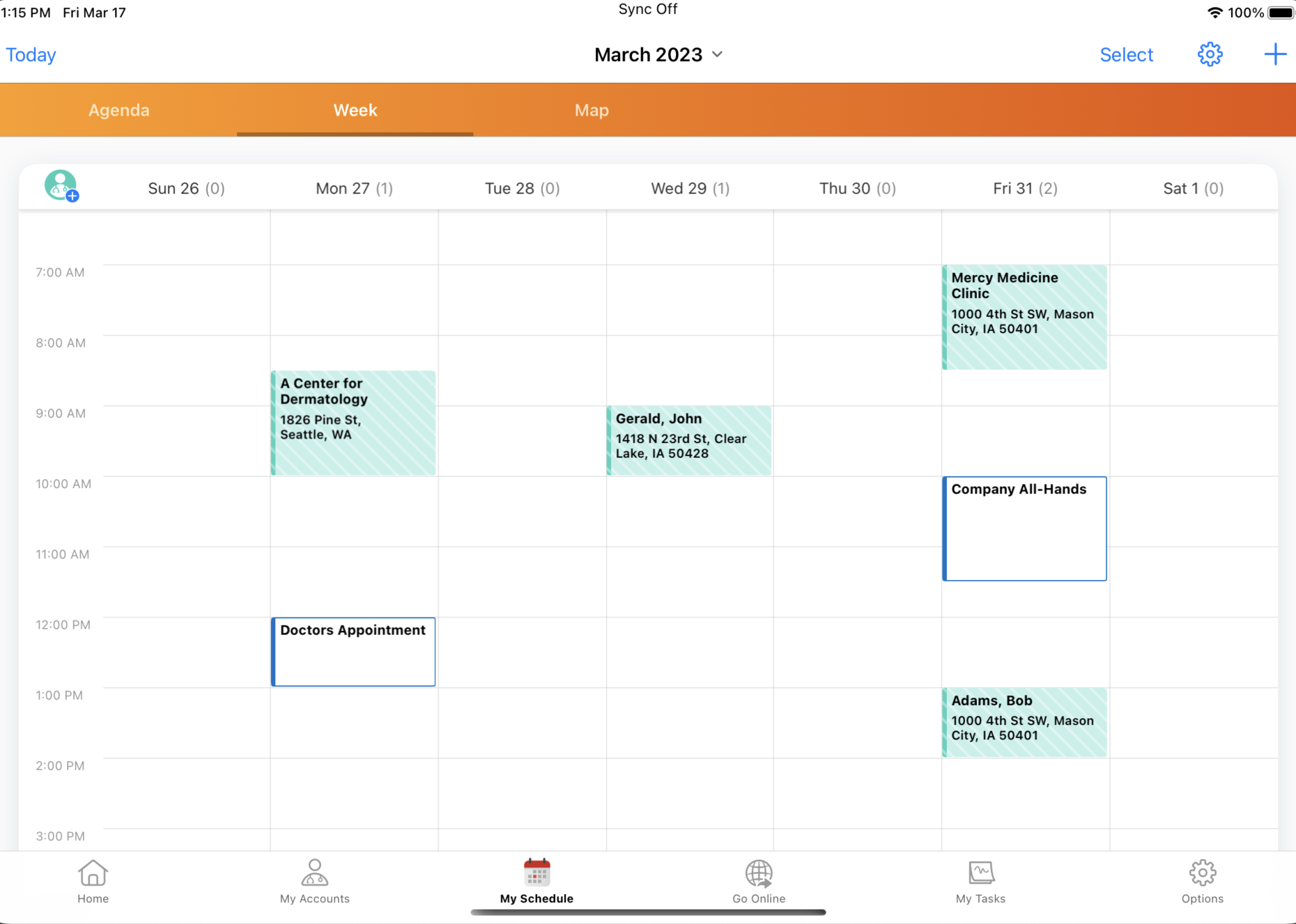 Integrating My Schedule and Microsoft Outlook Calendars